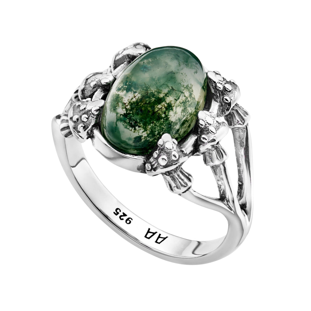 STERLING SILVER TOADSTOOL WOODLAND RING | AS ABOVE JEWELLERY